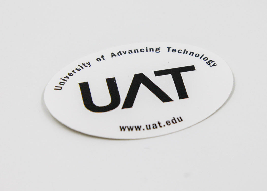 UAT Oval Sticker – University of Advancing Technology