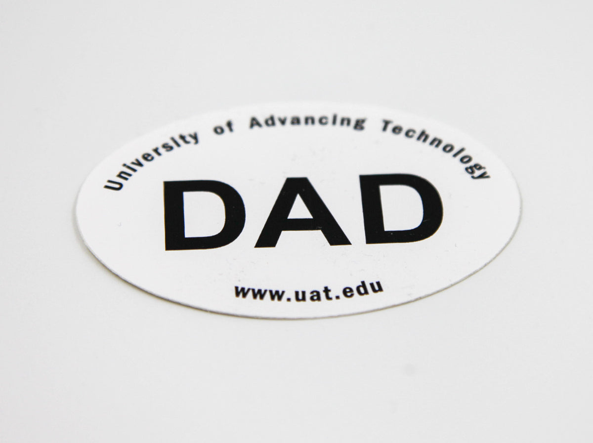 UAT Oval Sticker – University of Advancing Technology